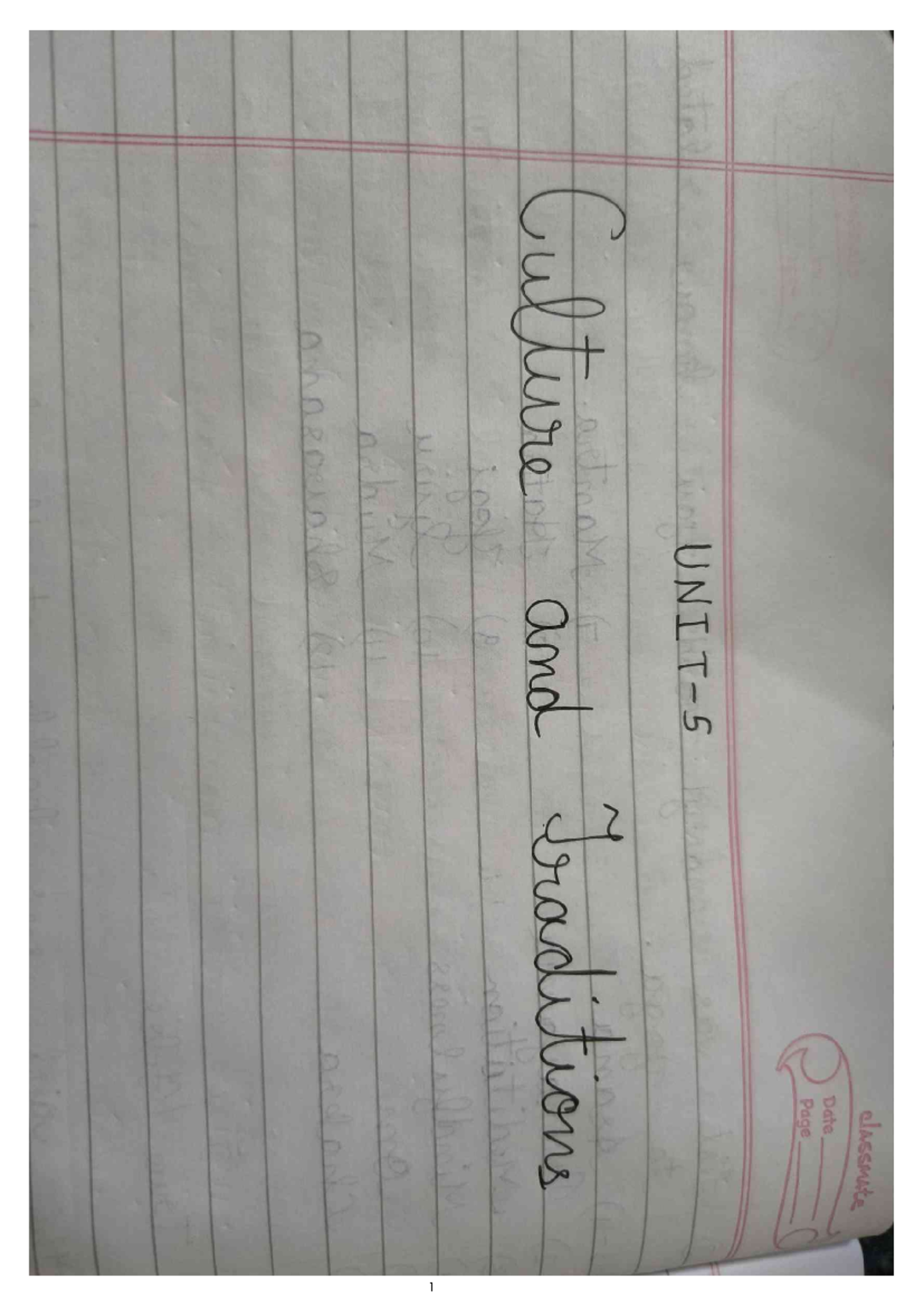 Cultural Traditions and Art Forms in India (Course Code: Kaagaz ...