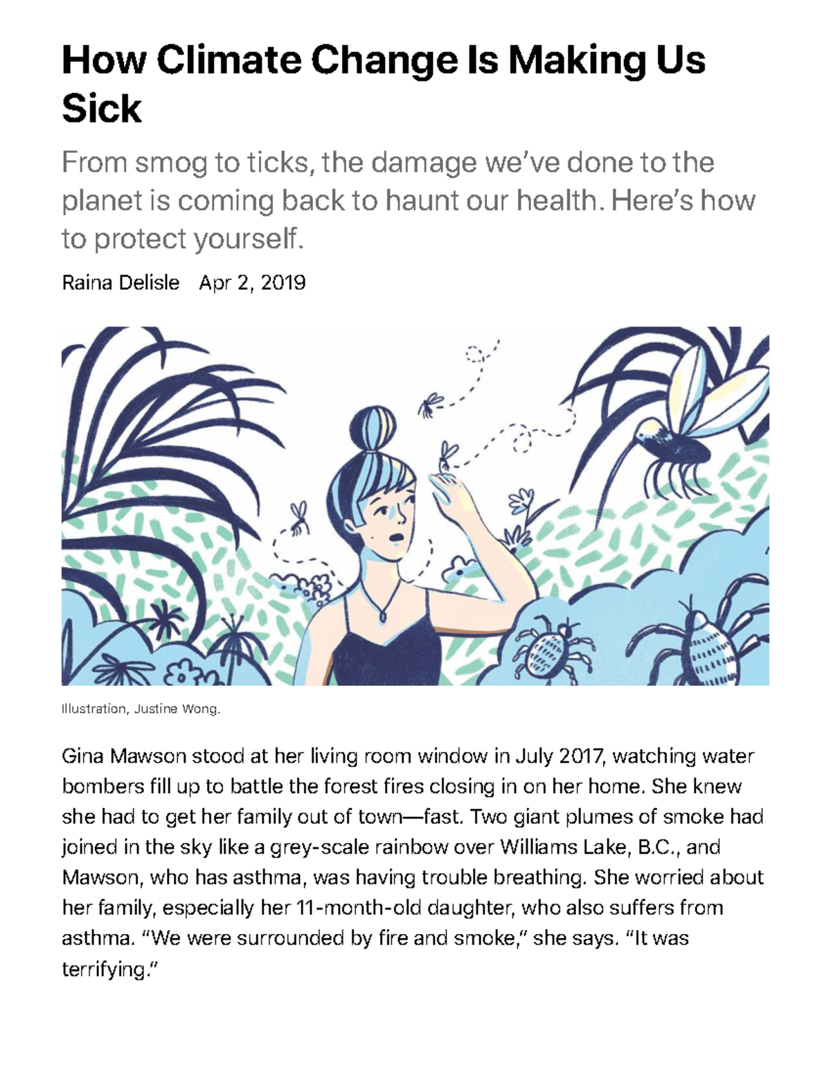 Health Effects of Climate Change: How It's Making Us Sick (CH101) - Studocu