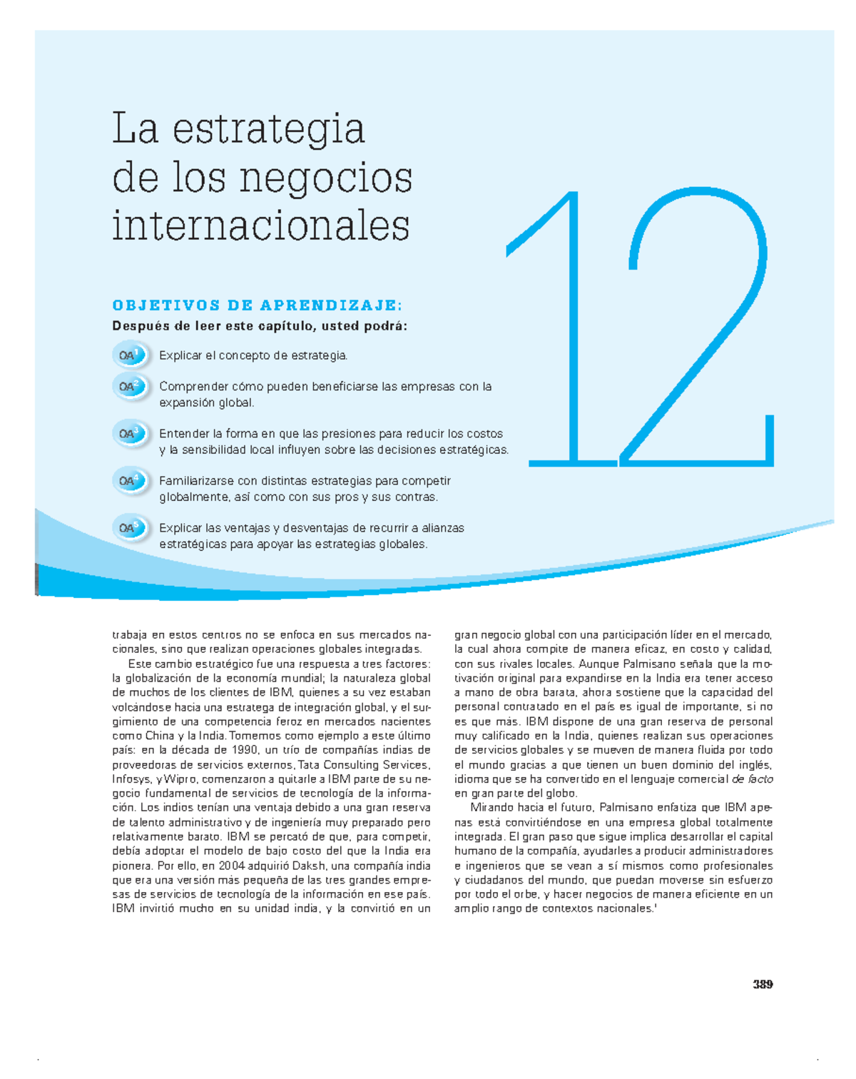 Capítulo 12: Estrategias en los Negocios Internacionales y su Evolución - Studocu