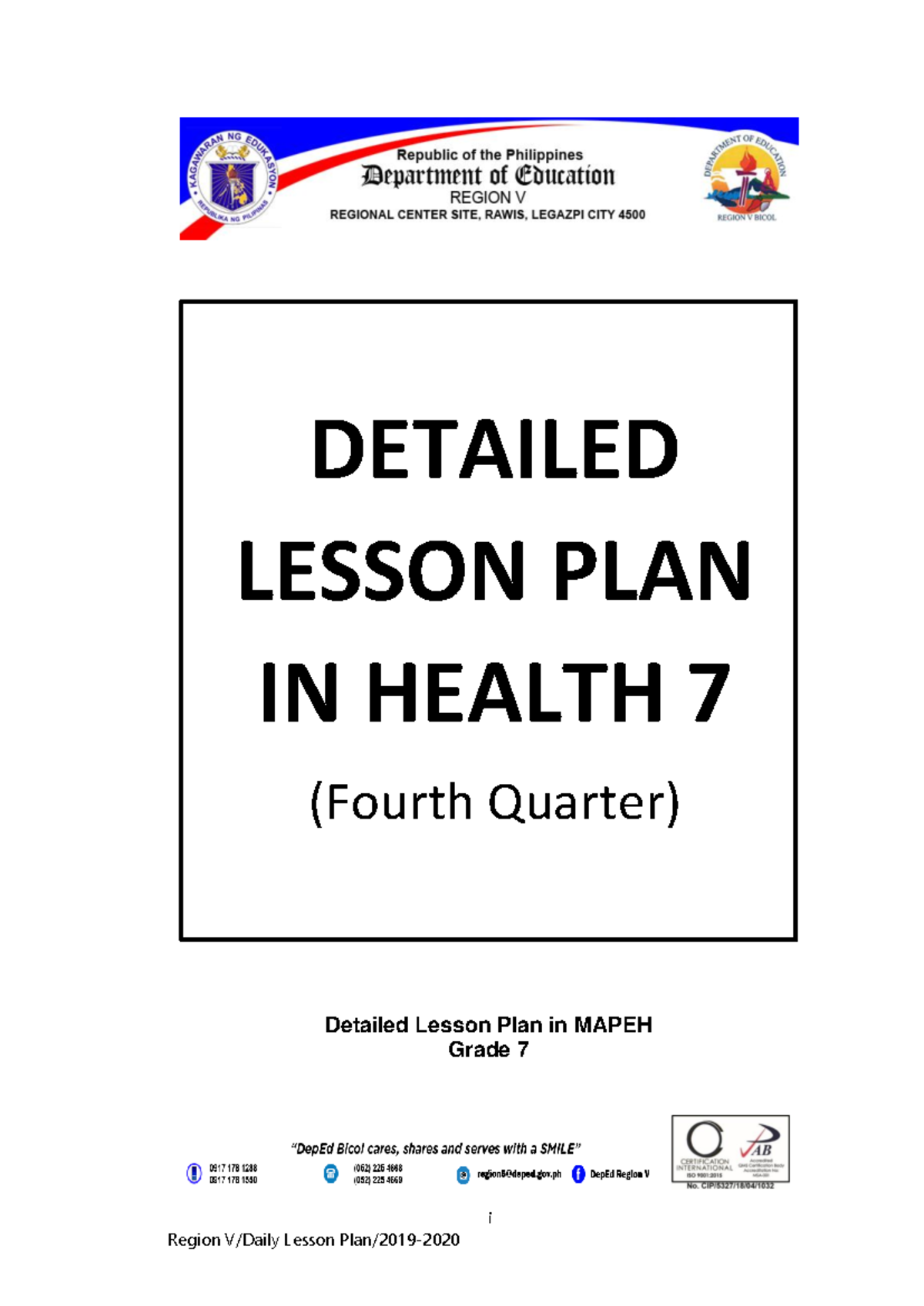 Detailed Lesson Plan on Non-Communicable Diseases (NCDs) for Health 7 ...