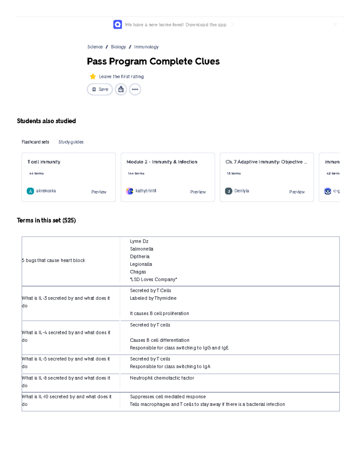 Biology Immunology EKG Flashcards: Key Terms & Definitions - Studocu