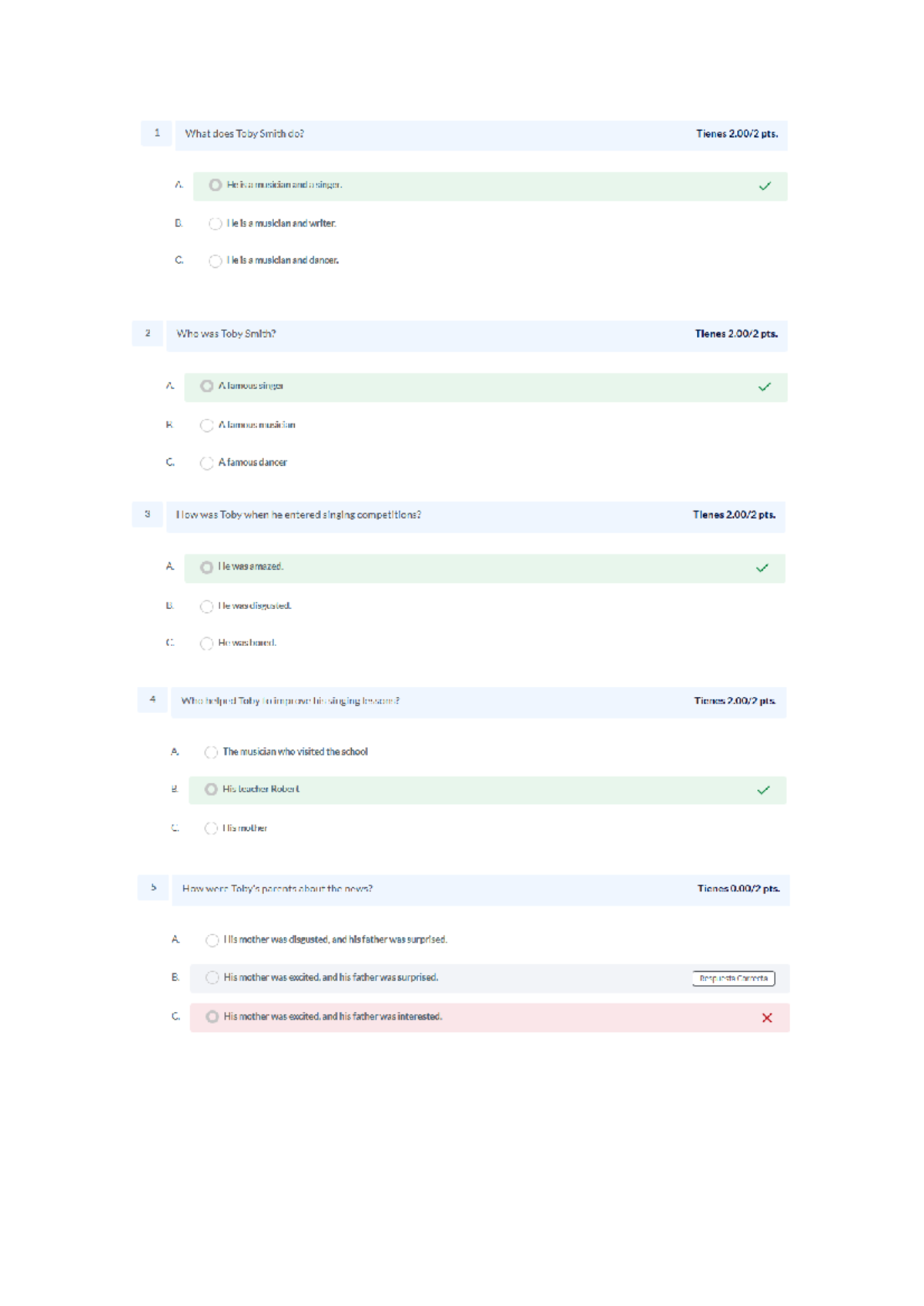 Week 02 Pre Task Reading Practice: To Smith Quiz - Studocu