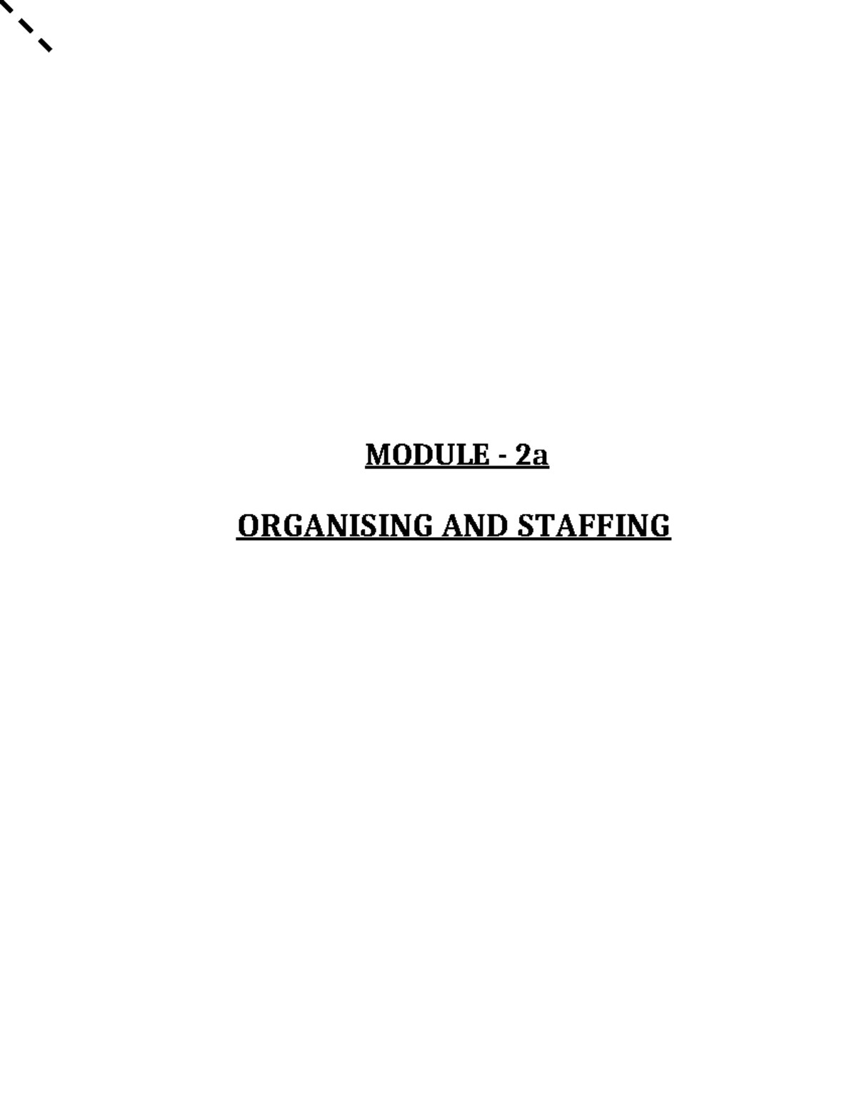 TI & ME Module 2 - Technological Management & Entrepreneurship - MODULE - 2a ORGANISING AND ...