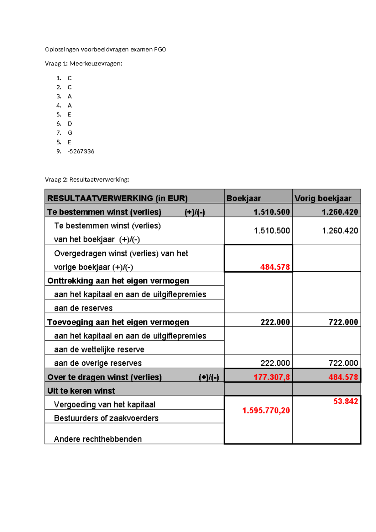 Oplossingen voorbeeldvragen examen - C 2. C 3. A 4. A 5. E 6. D 7. G 8 ...