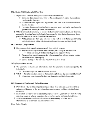 [Solved] What psychological disorders are common in late adulthood and ...
