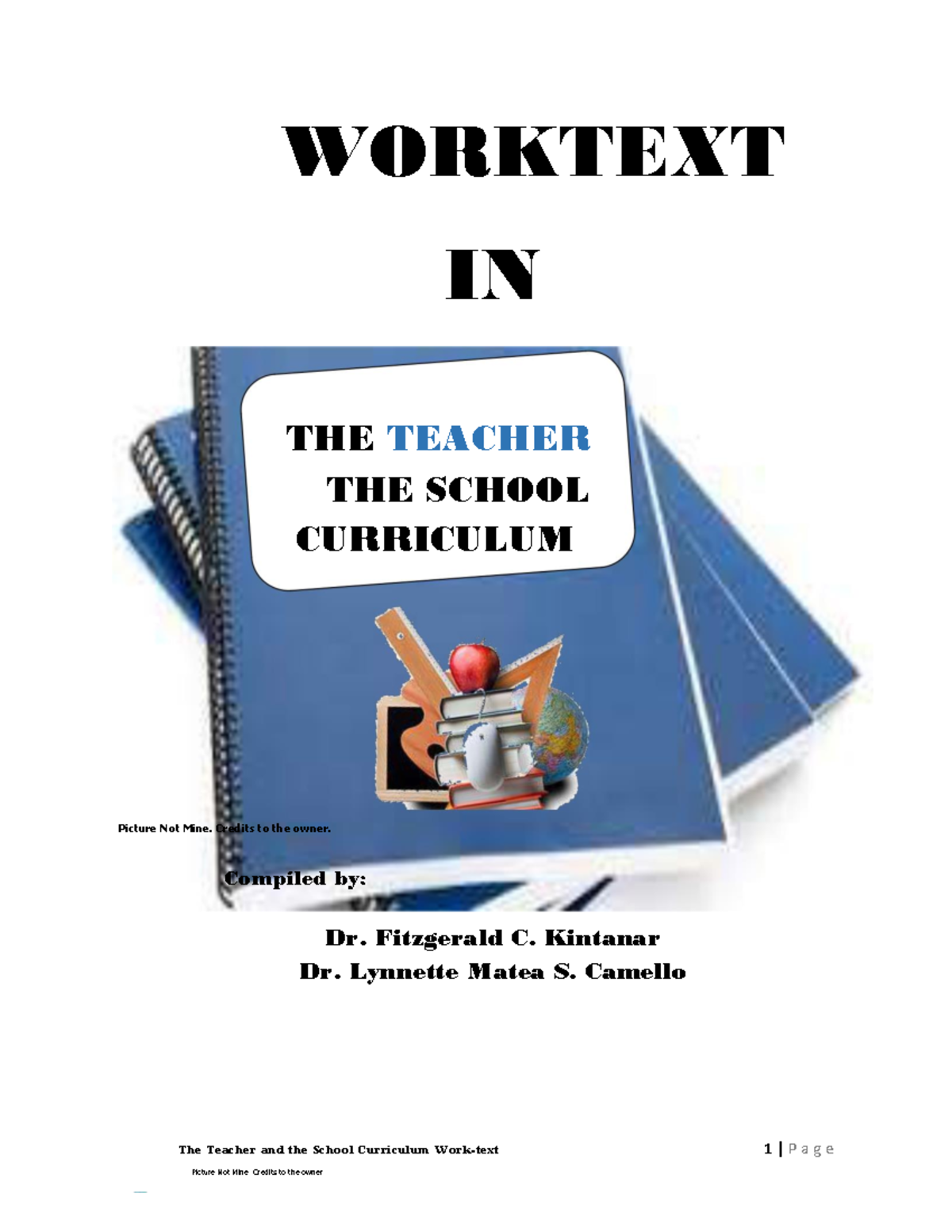 ED 319: Teacher and School Curriculum Workbook - Studocu