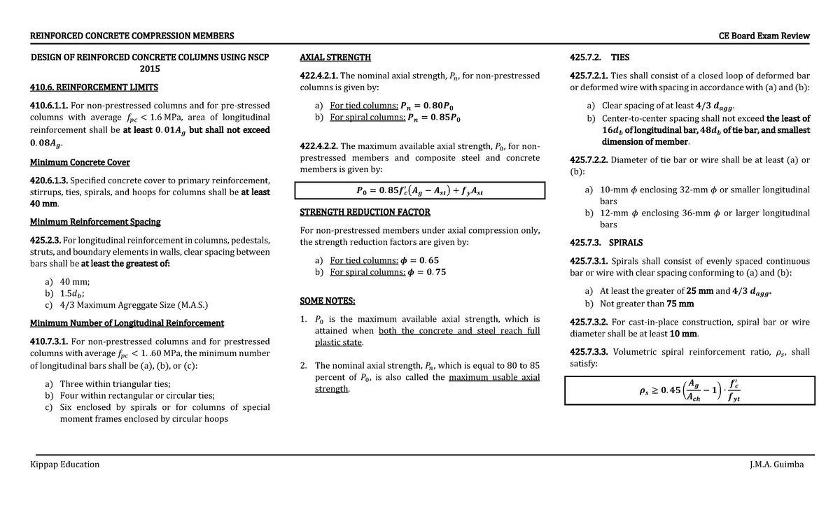 Kippap-Handout-SEC (43 RCD - Development Length) - DEVELOPMENT AND ...
