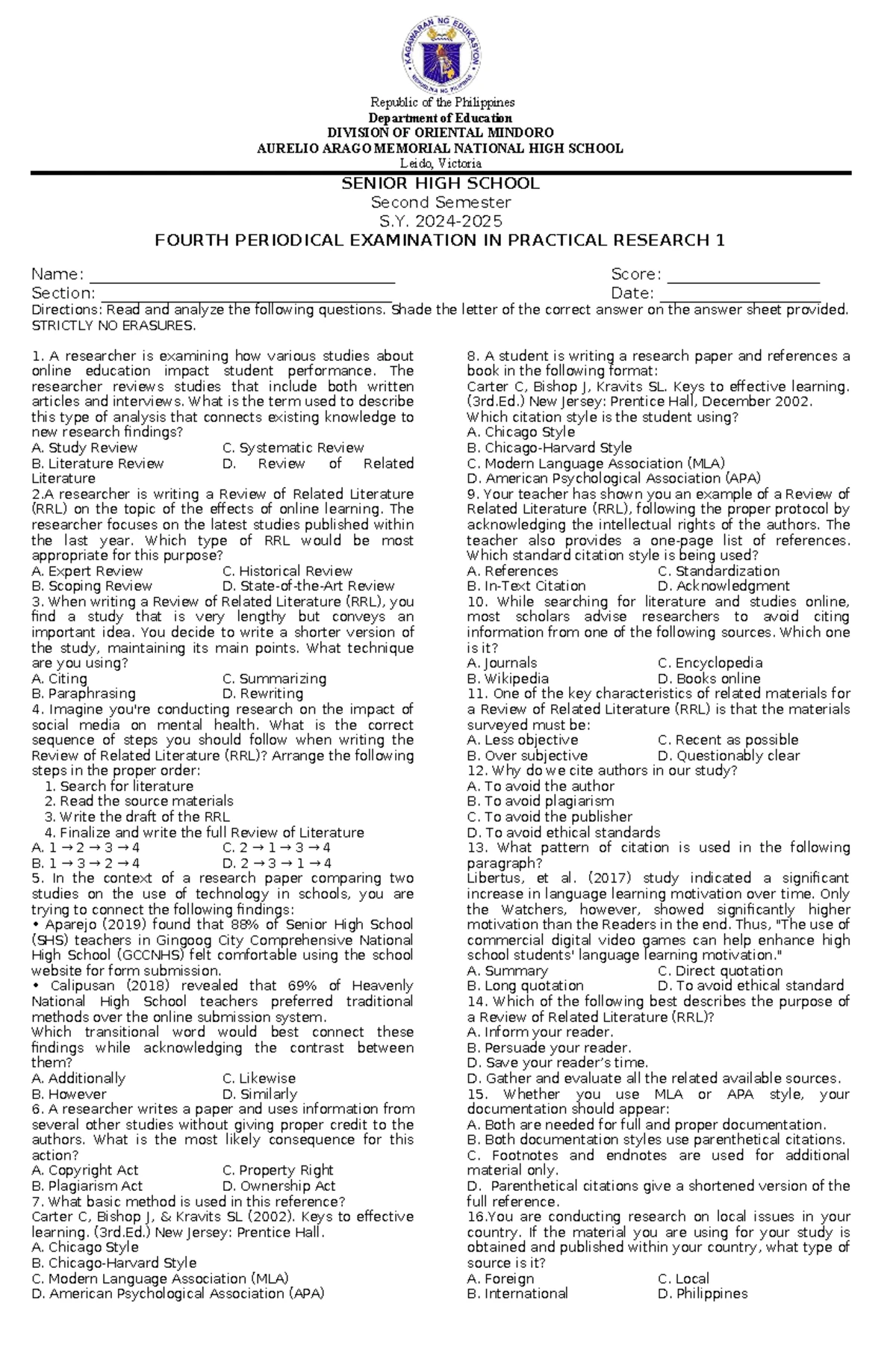 PL C7 - Expressions and Assignment Statements Overview - Studocu