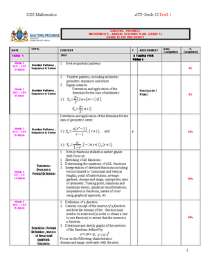 Revised 2025 Grade 11 Physical Sciences ATP: Comprehensive Teaching ...