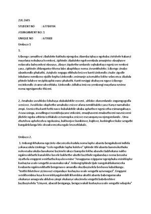 Amabizo - Summary Applied African Language ZULU - AMABIZO Amabizo ...