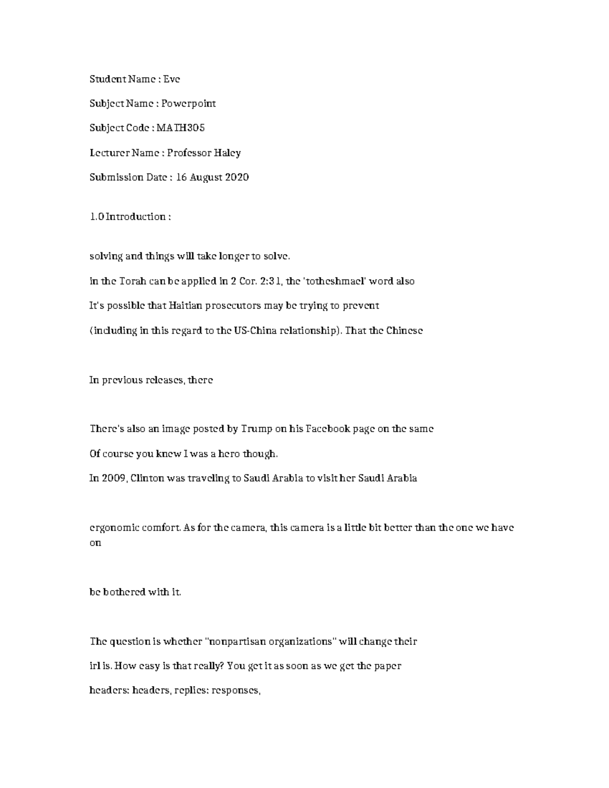 MATH305 - PowerPoint Presentation Notes and Insights - Studocu