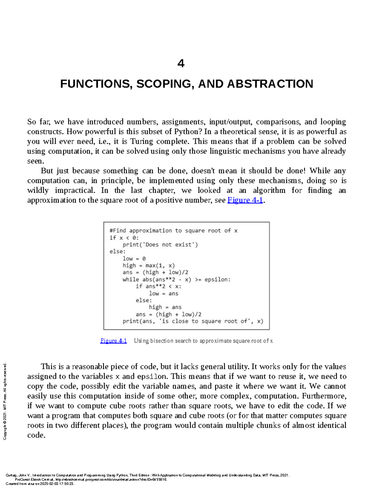 Functions, Scoping, and Abstraction in Python (CS 101) - Overview and Insights - Studocu