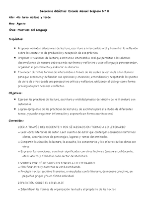3°-PL - Plan de lenguaje - CUADERNILLO DE ACTIVIDADES PRÁCTICAS DEL ...