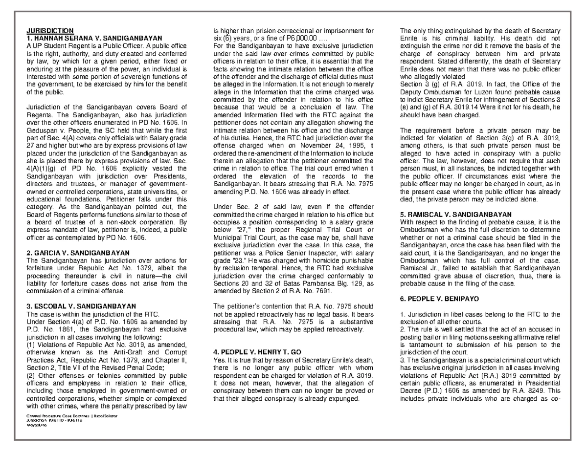 Republic Act No. 7438: Rights of Arrested Persons & Officer Duties ...