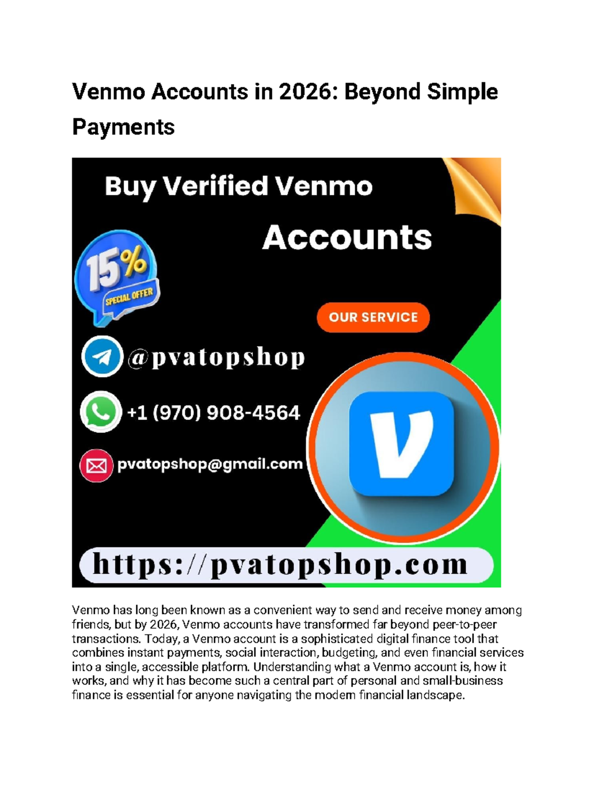 Venmo Accounts in 2026: A Comprehensive Guide to Digital Finance - Studocu
