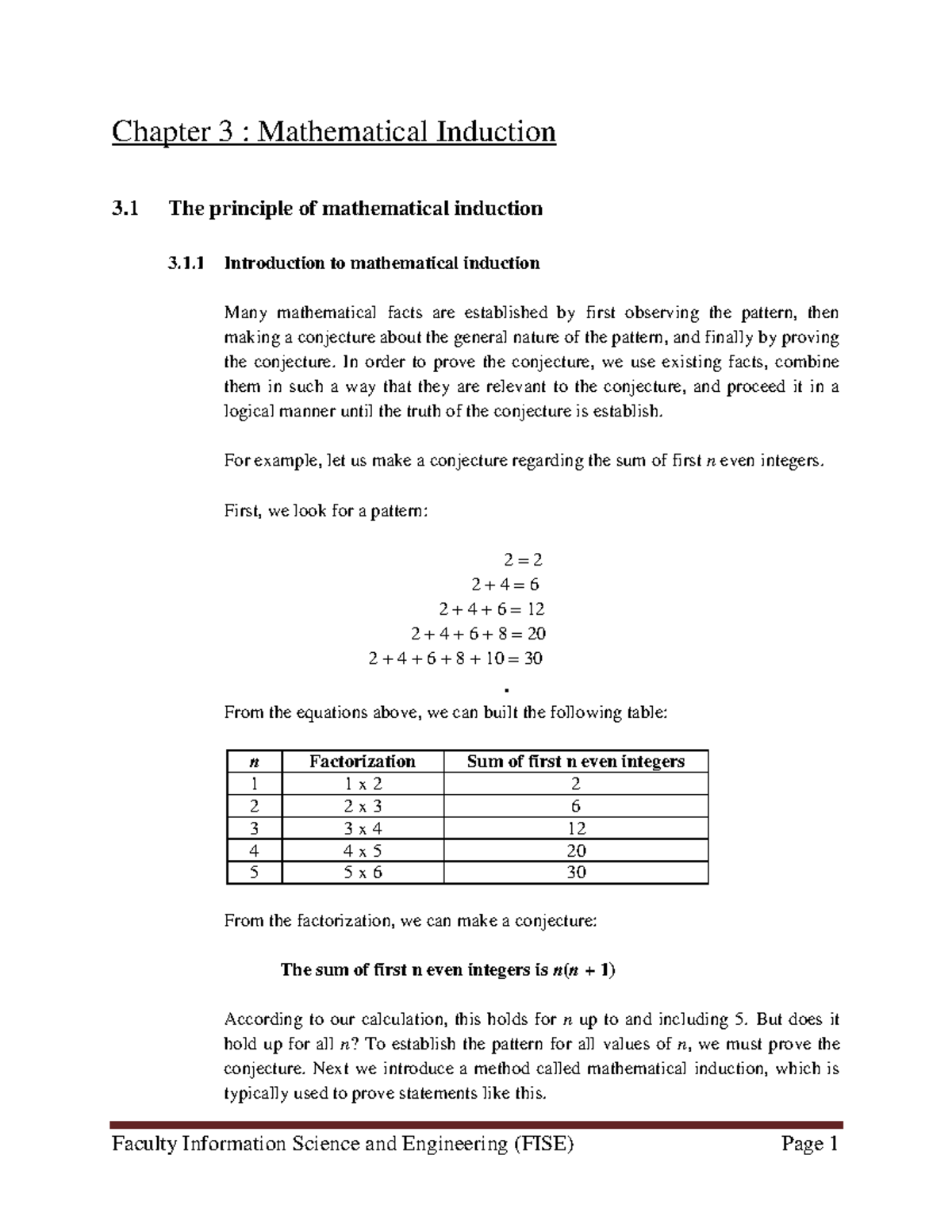 Mathematical Induction and Its Applications in Number Theory - FISE ...
