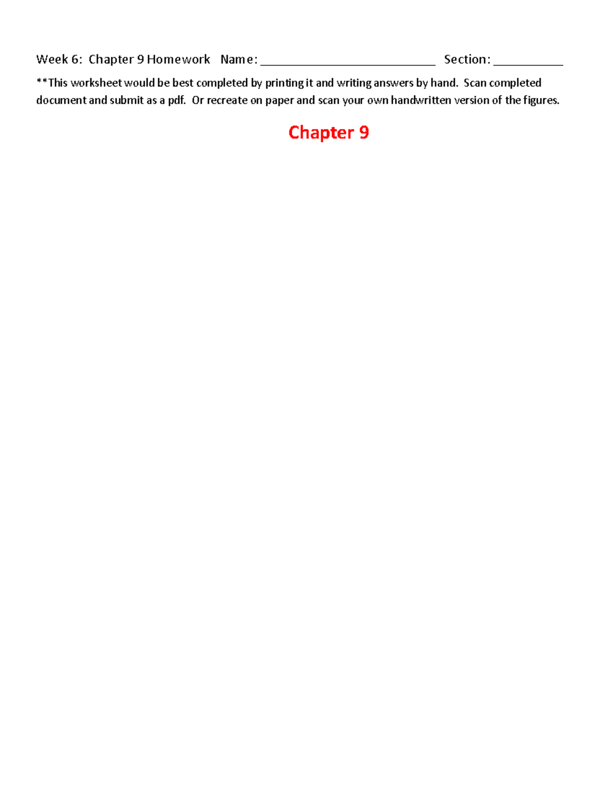 WEEK 6-HW- Chapter 10 - Participation assignment - Week 6: Chapter 9 ...