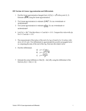 Accessible HW 4.5 Optimizing Problems - Calculus I : HW 4 Optimization ...
