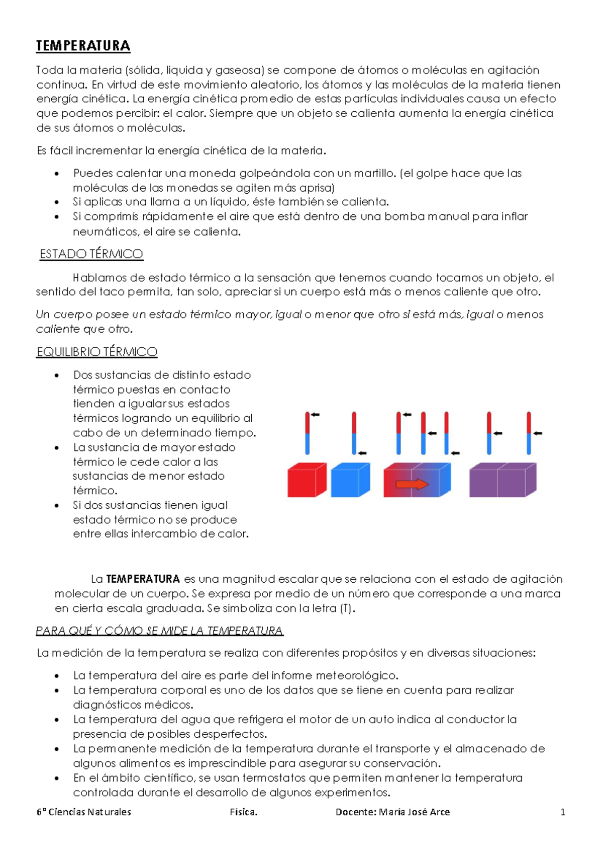 1 Termometria Temperatura Escala Y Dilatacion DE Solidos Y Liquidos ...
