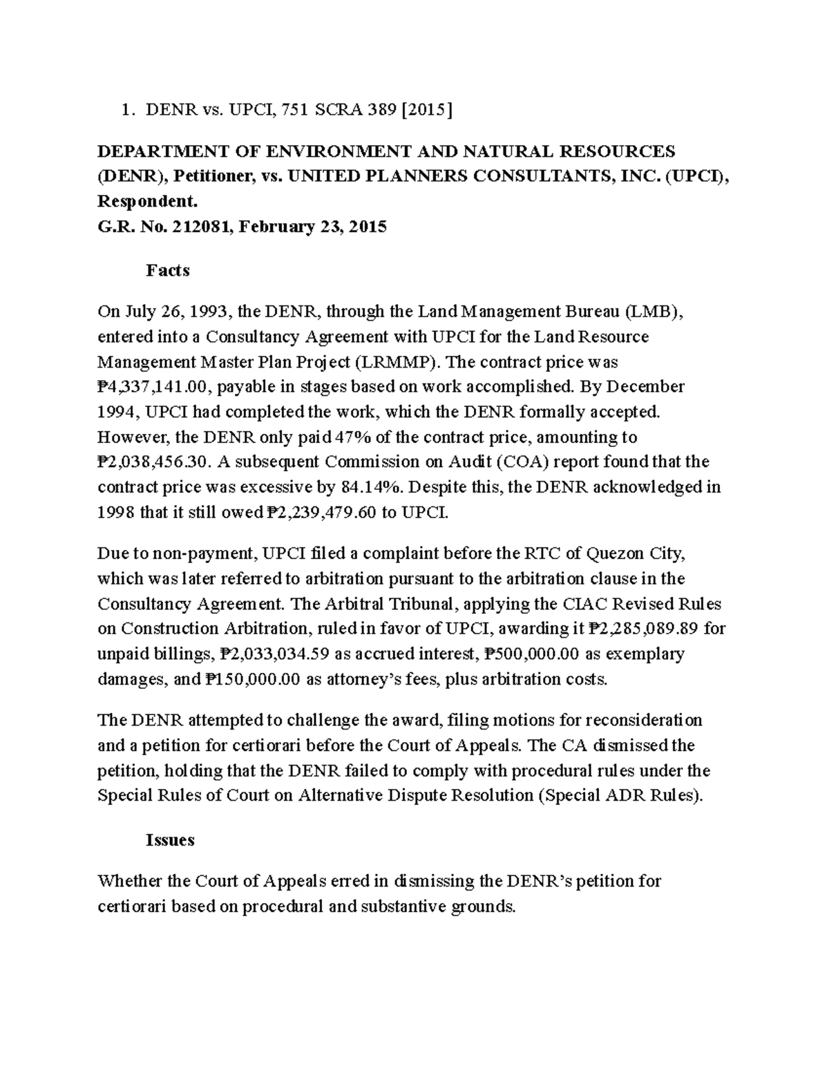 FORM 1-SCC: Small Claims Plaintiff's Statement of Claim and ...