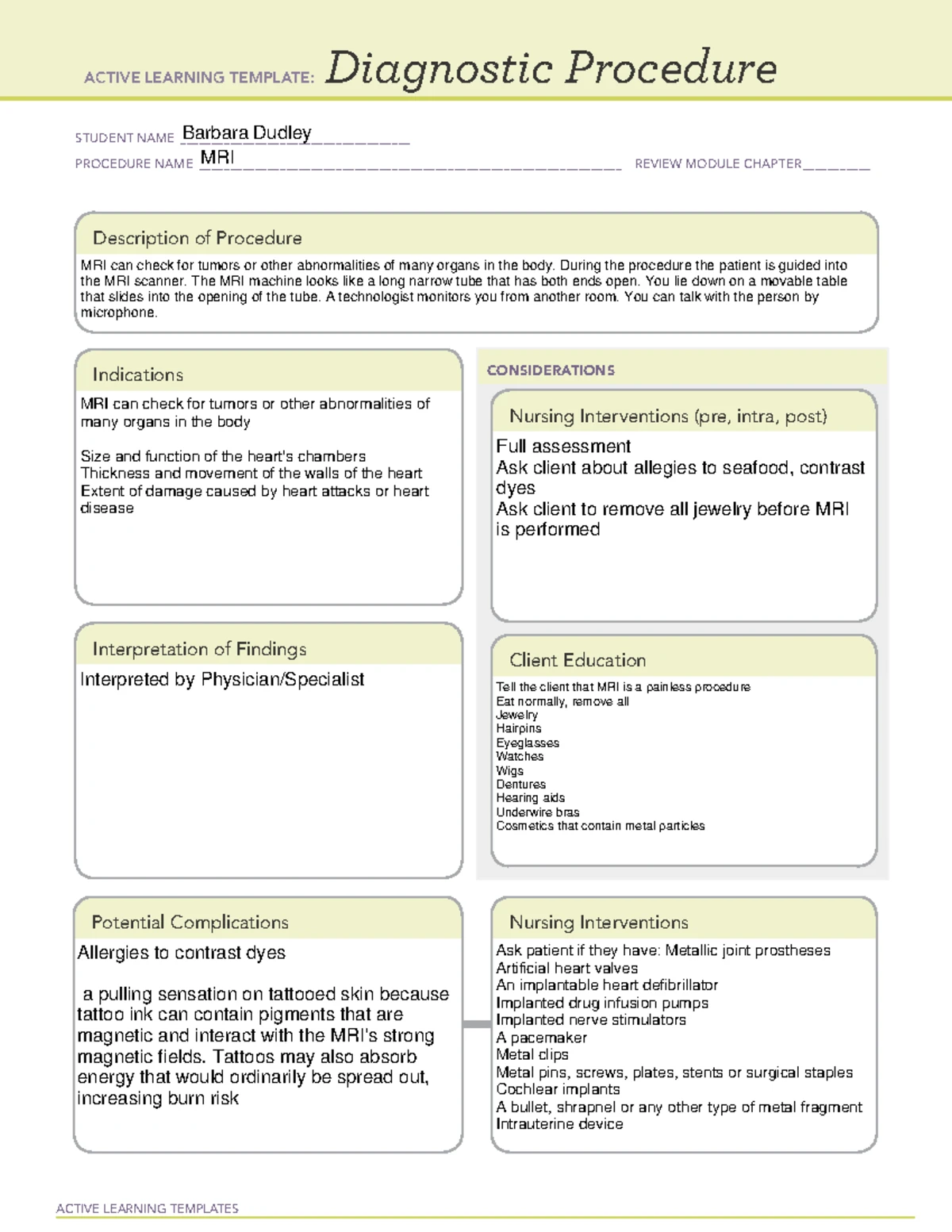 ATI active learning template Wounds - ACTIVE LEARNING TEMPLATES ...