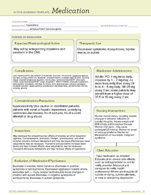 Med Template Amitriptyline 2 - ACTIVE LEARNING TEMPLATES THERAPEUTIC ...