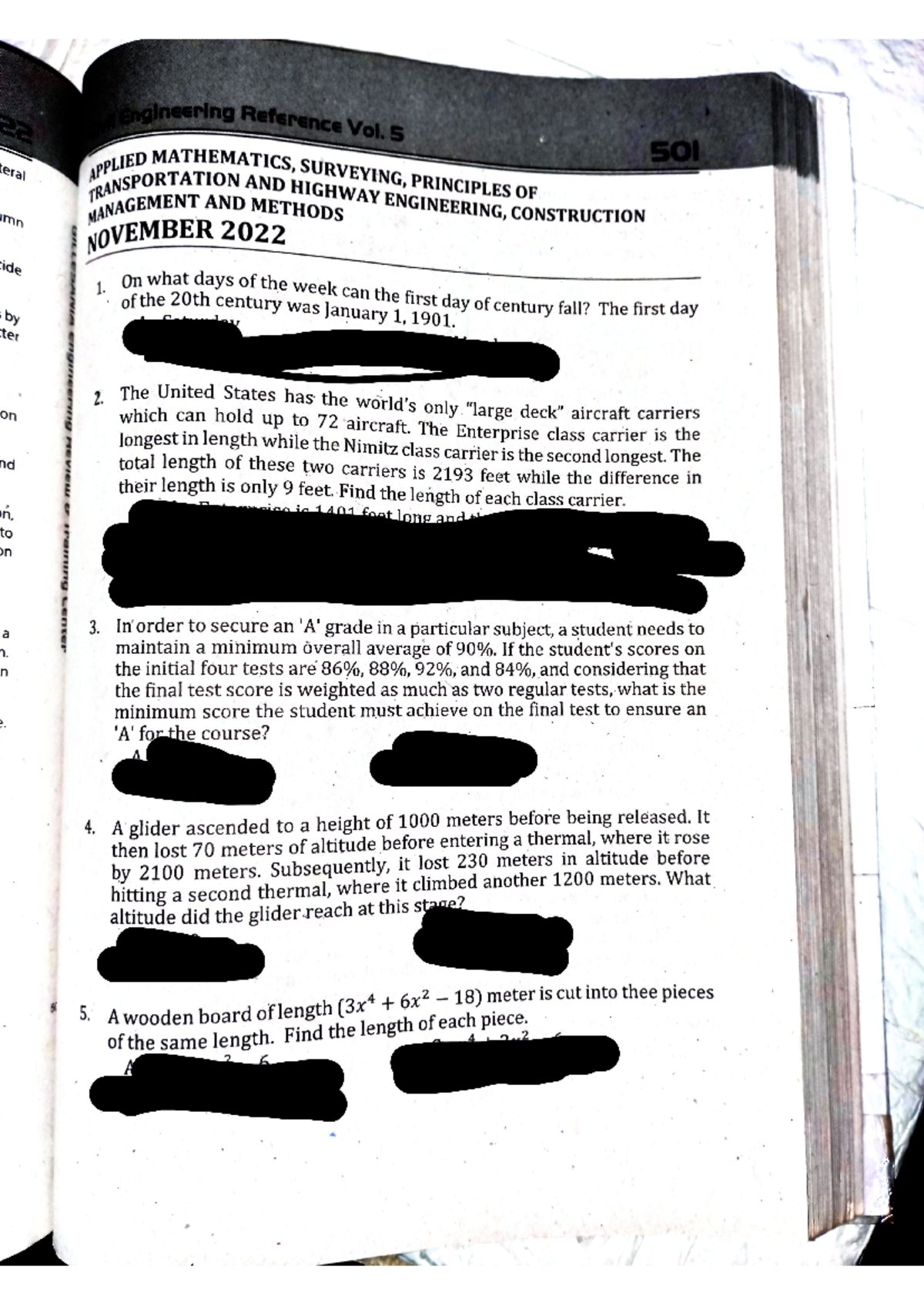 CE Ref Vol 5 - Math & Engineering Problems Solutions and Insights - Studocu