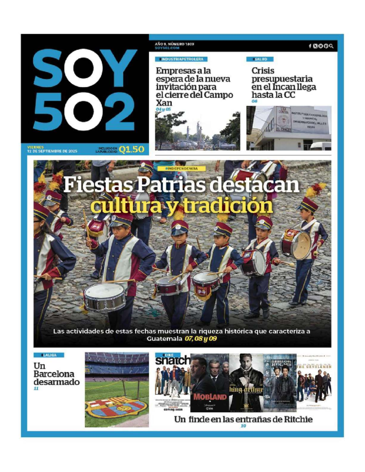 SOY502 - Noticias y Eventos del 12 de Septiembre de 2025 - Studocu