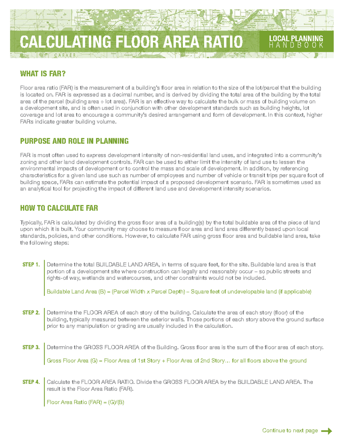 Calculating Floor Area Ratio (FAR): A Planning Guide - Studocu
