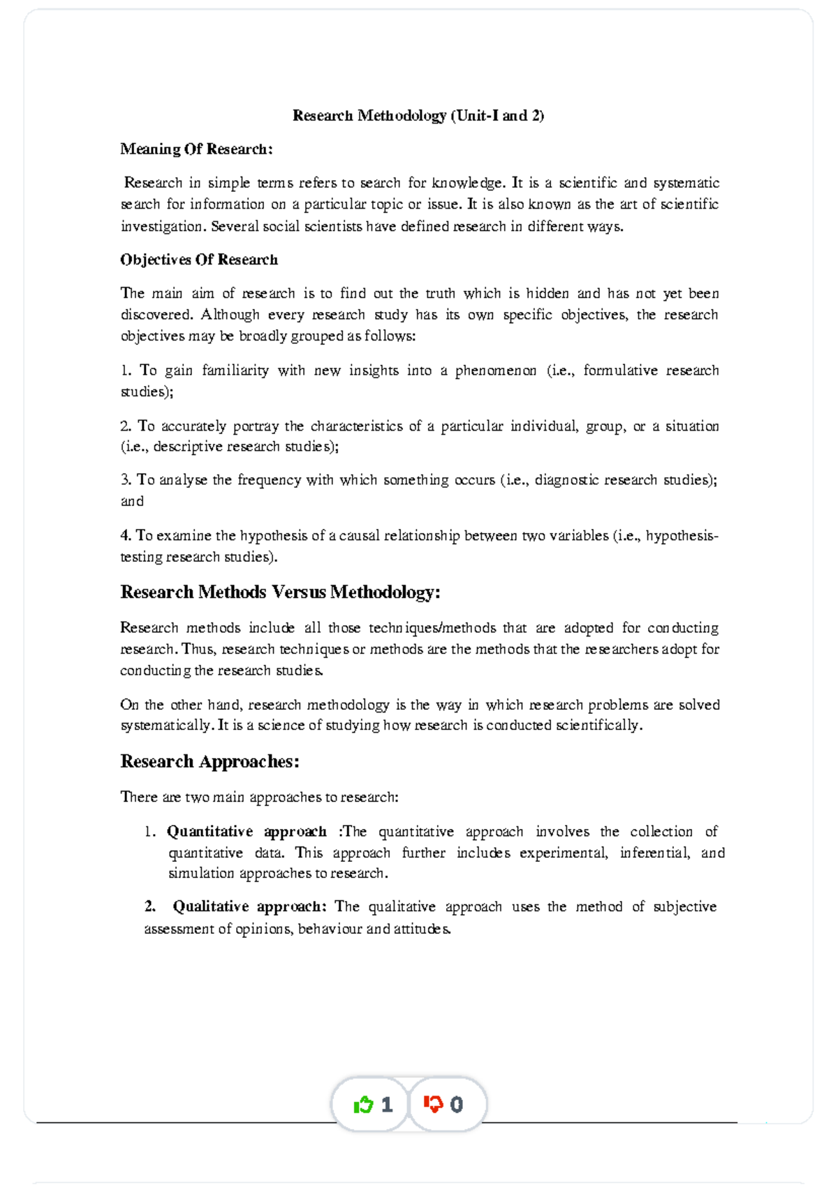 Research Methodology: Understanding Research Concepts and Techniques ...