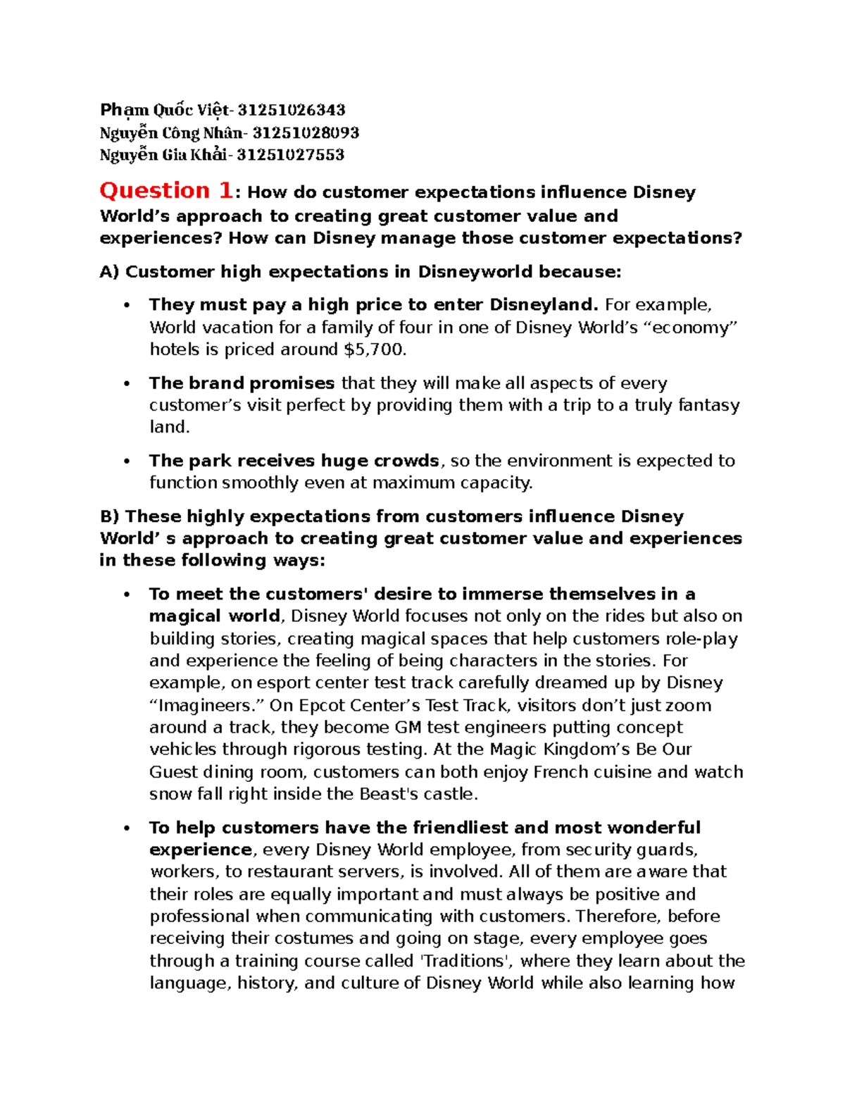 Case Study: Marketing Strategies of Disney (31251026343) - Studocu