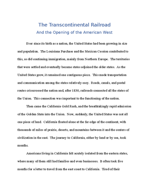 American Yawp Notes-Chapter 15 - The American Yawp-Chapter 15 I ...