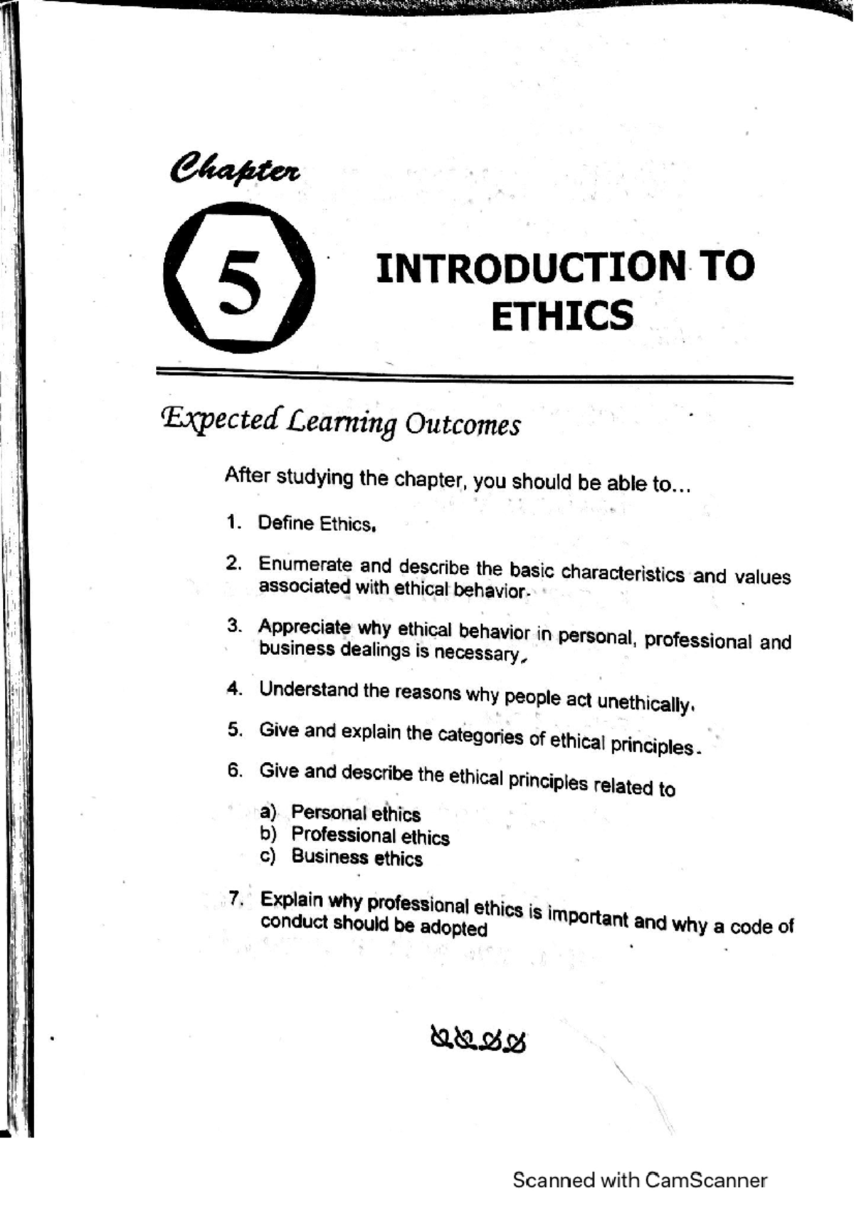 Chapter 5: Introduction to Ethics - Key Concepts and Principles - Studocu