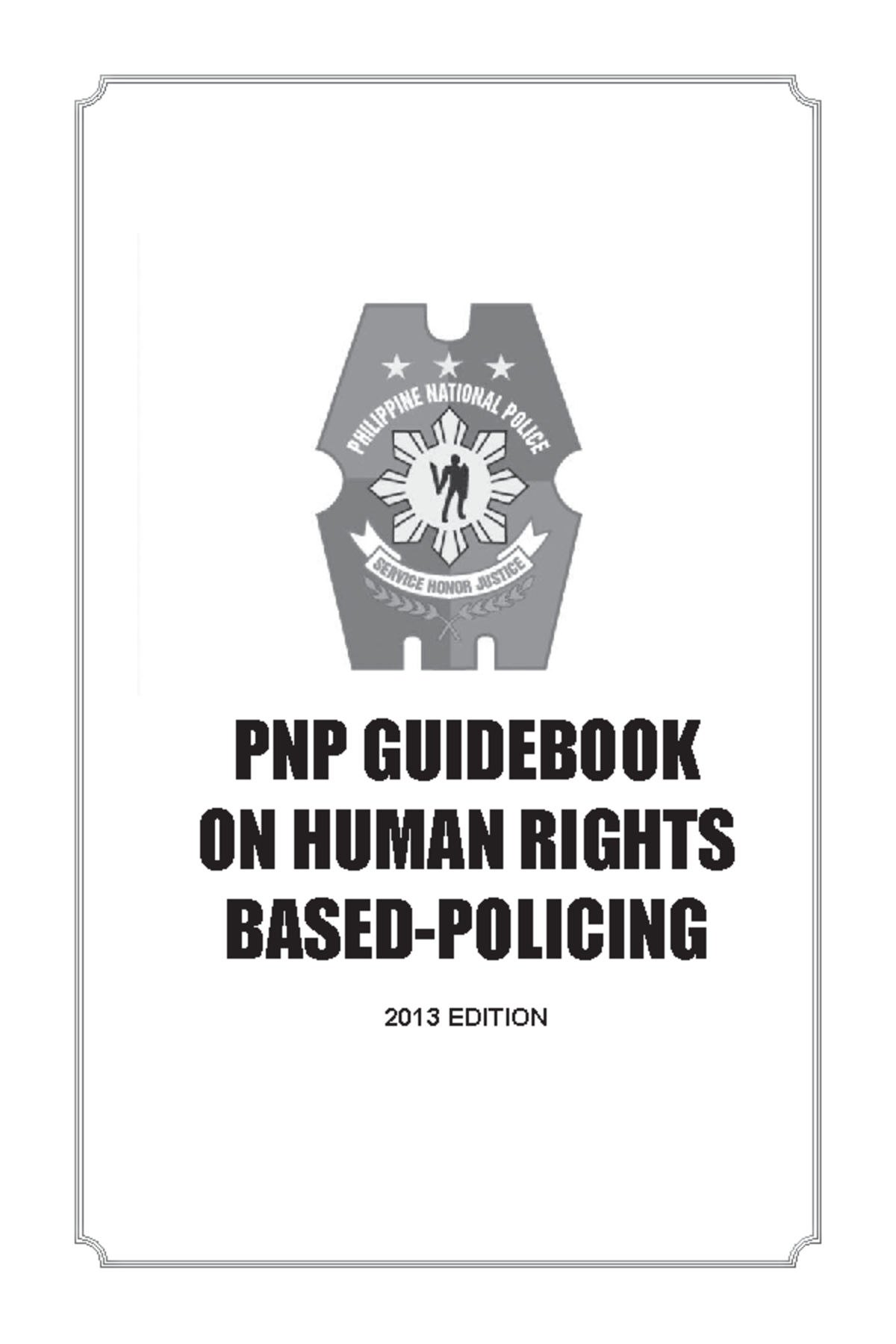 PNP Guidebook opt - PNP - ####### 2013 EDITION PNP GUIDEBOOK ON HUMAN ...