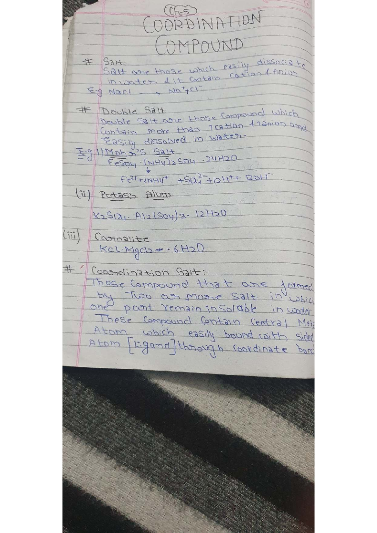 Coordination Compounds: Key Concepts and Examples (CHEM 101) - Studocu