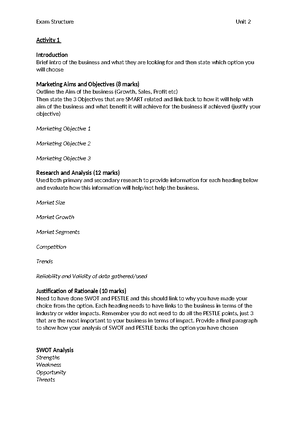 Unit 3 June 2022 Paper - BTEC Mark Scheme (Final) May/June 2022 BTEC ...