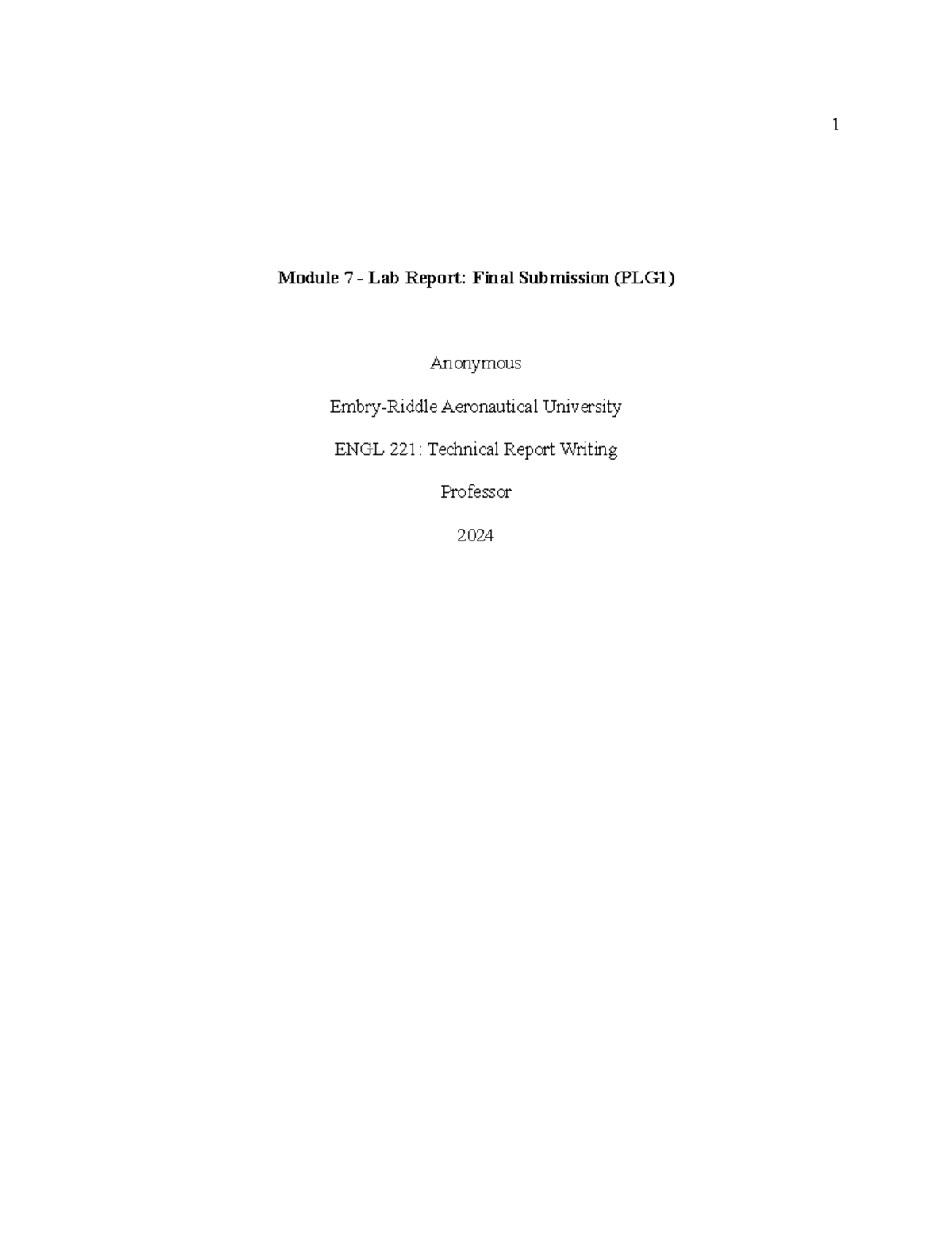 Module 7 - Lab Report: Analysis of Pilot Restraints in Crashes (PLG1 ...