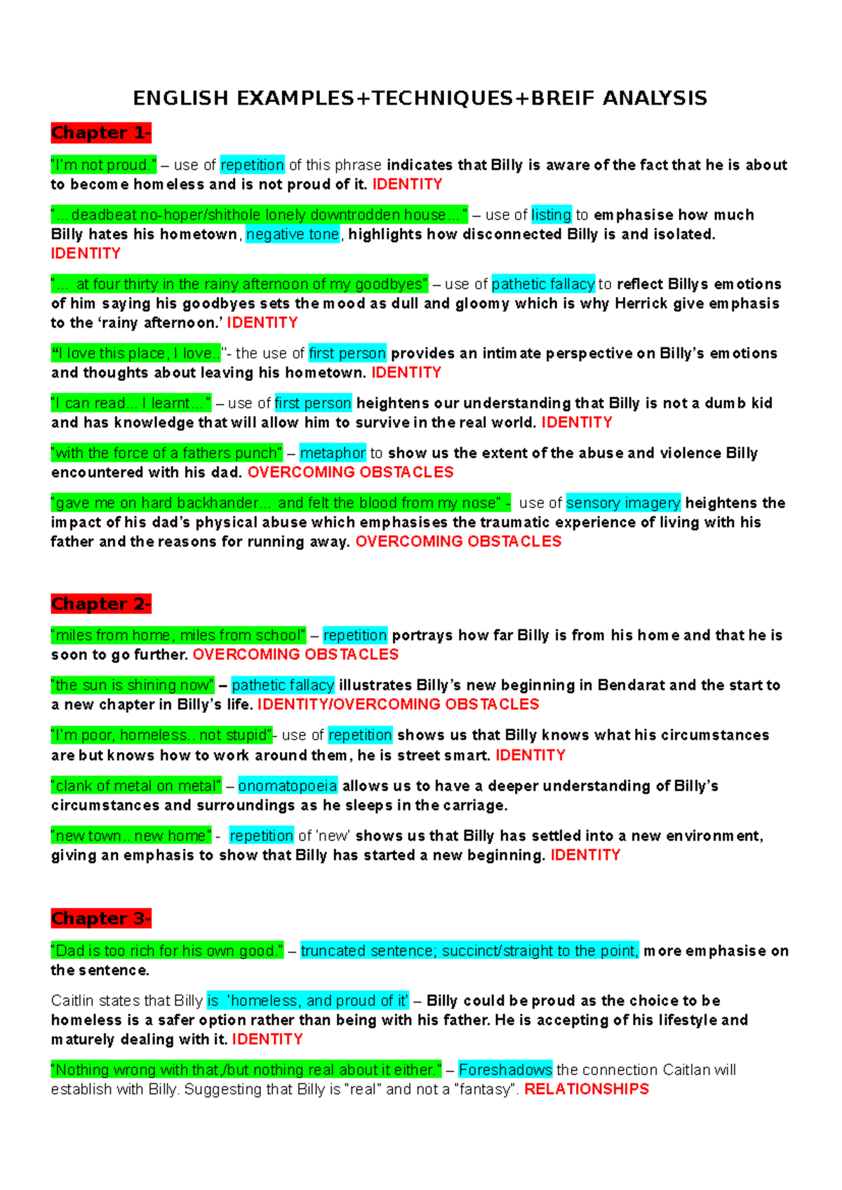 The Simple Gift: Quote Analysis for English Literature (ENG101) - Studocu