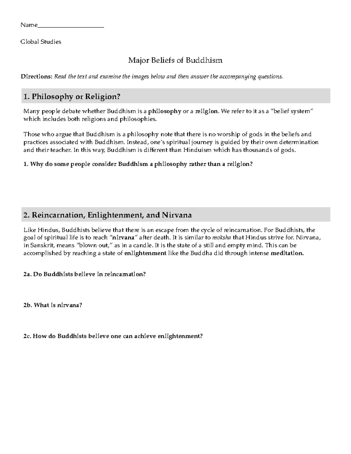 Buddhist Beliefs: Philosophy, Nirvana, and the Eightfold Path (GS101 ...