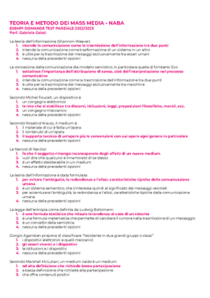 Teorie e Tecniche dei Mass Media - La Scuola di Francoforte e la ...