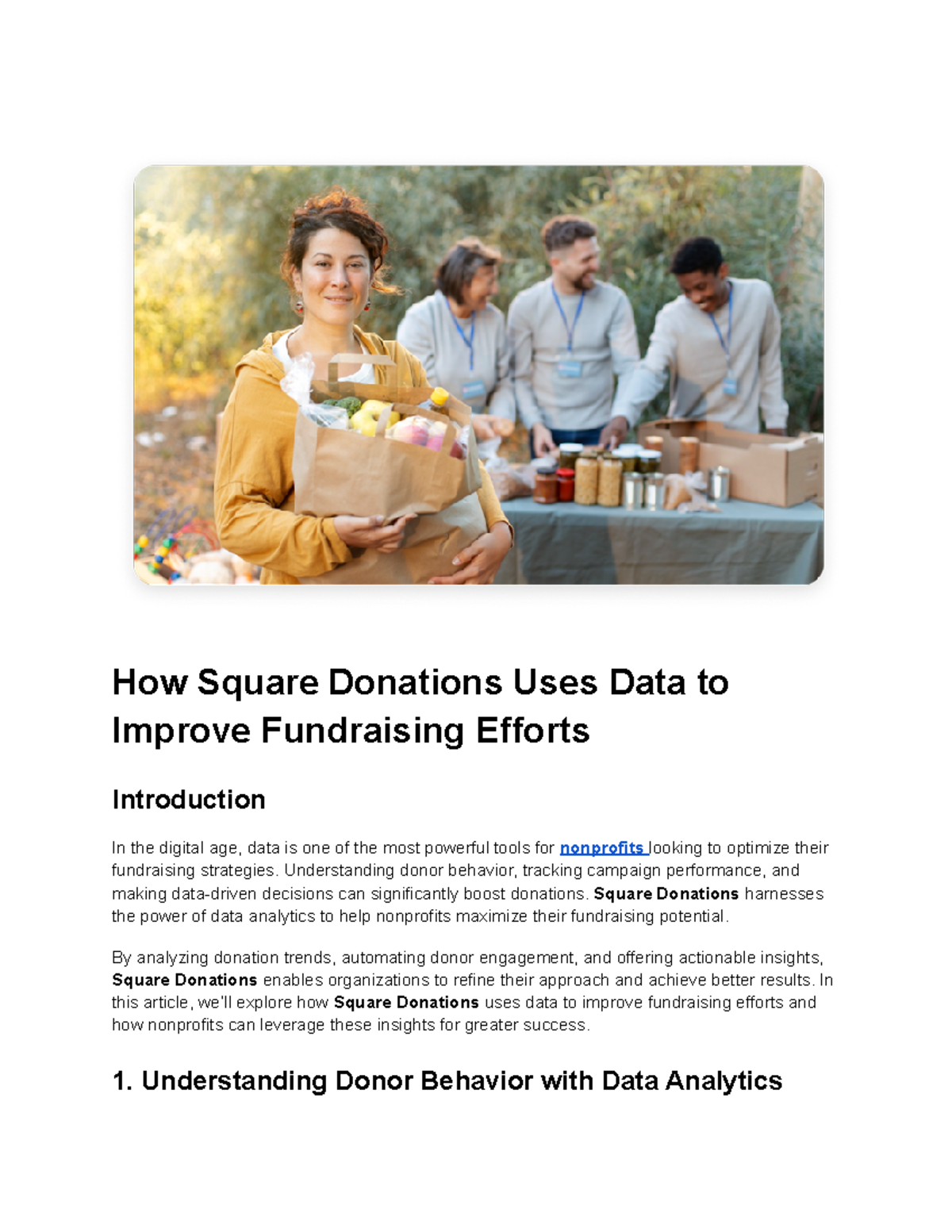 How Square Donations Uses Data to Improve Fundraising Efforts - How ...