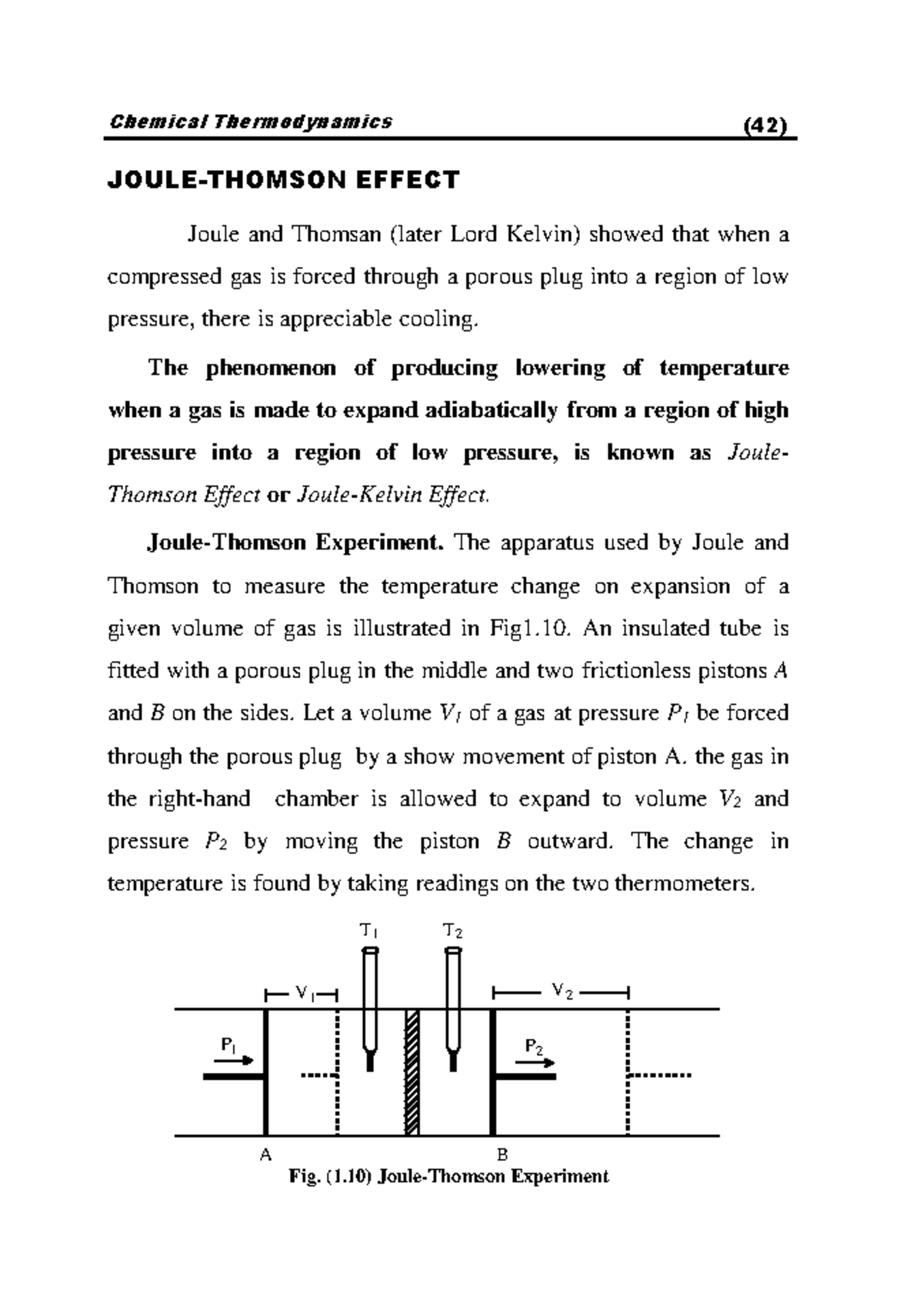 Joule-Thomson Effect in Chemical Thermodynamics: Explained Concepts ...