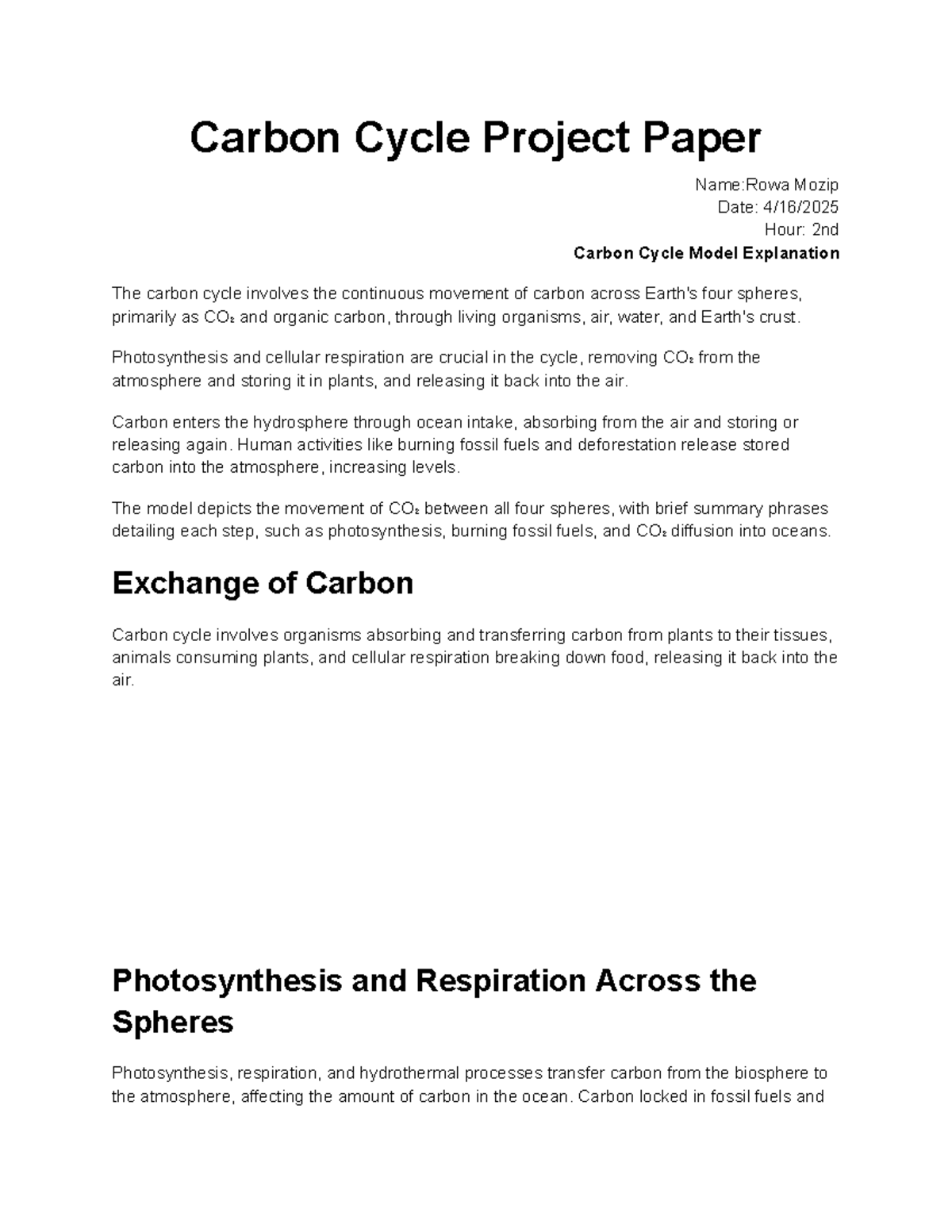 Kami Export - Carbon Cycle Project Paper Analysis & Model Overview ...