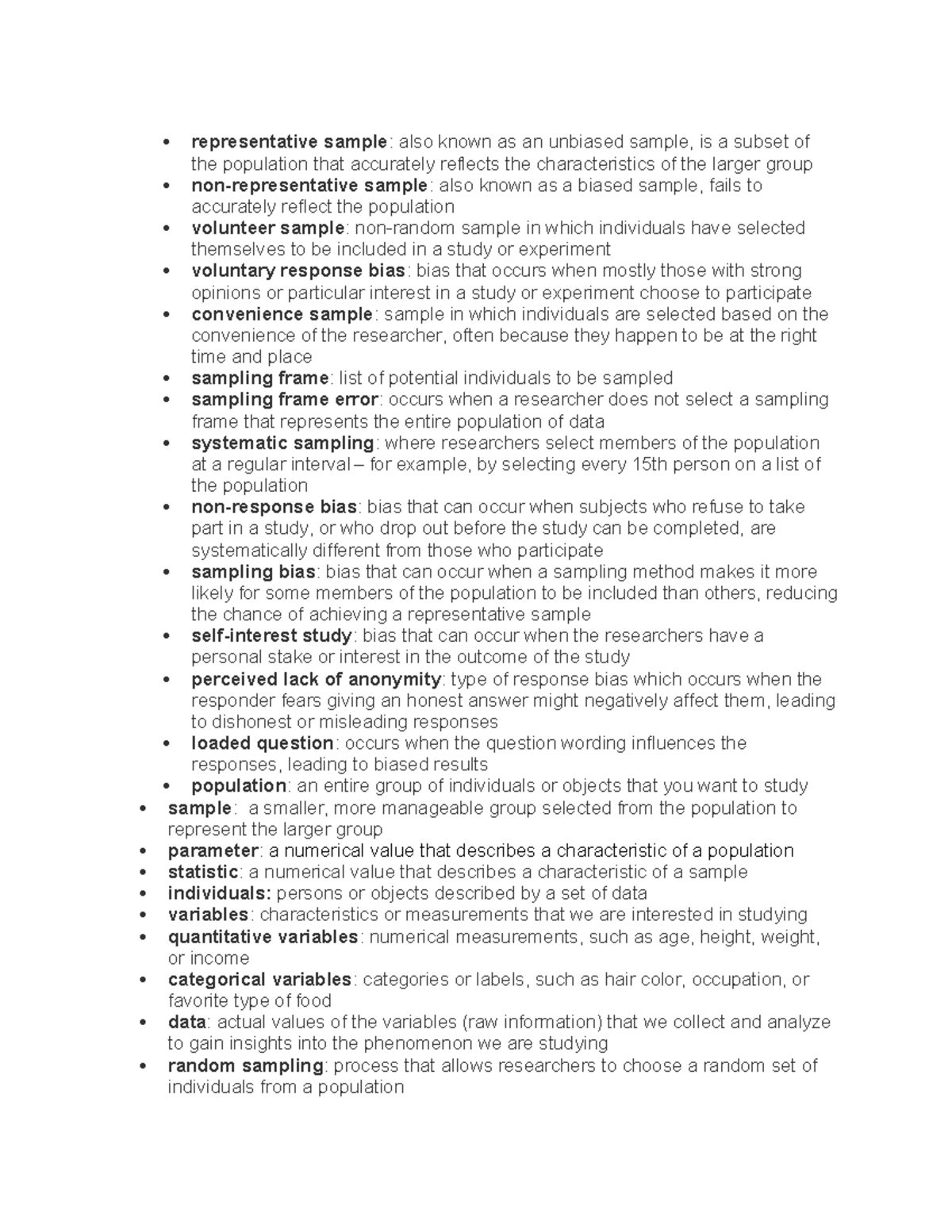 Data Literacy Vocab: Key Terms and Concepts for Understanding Sampling ...