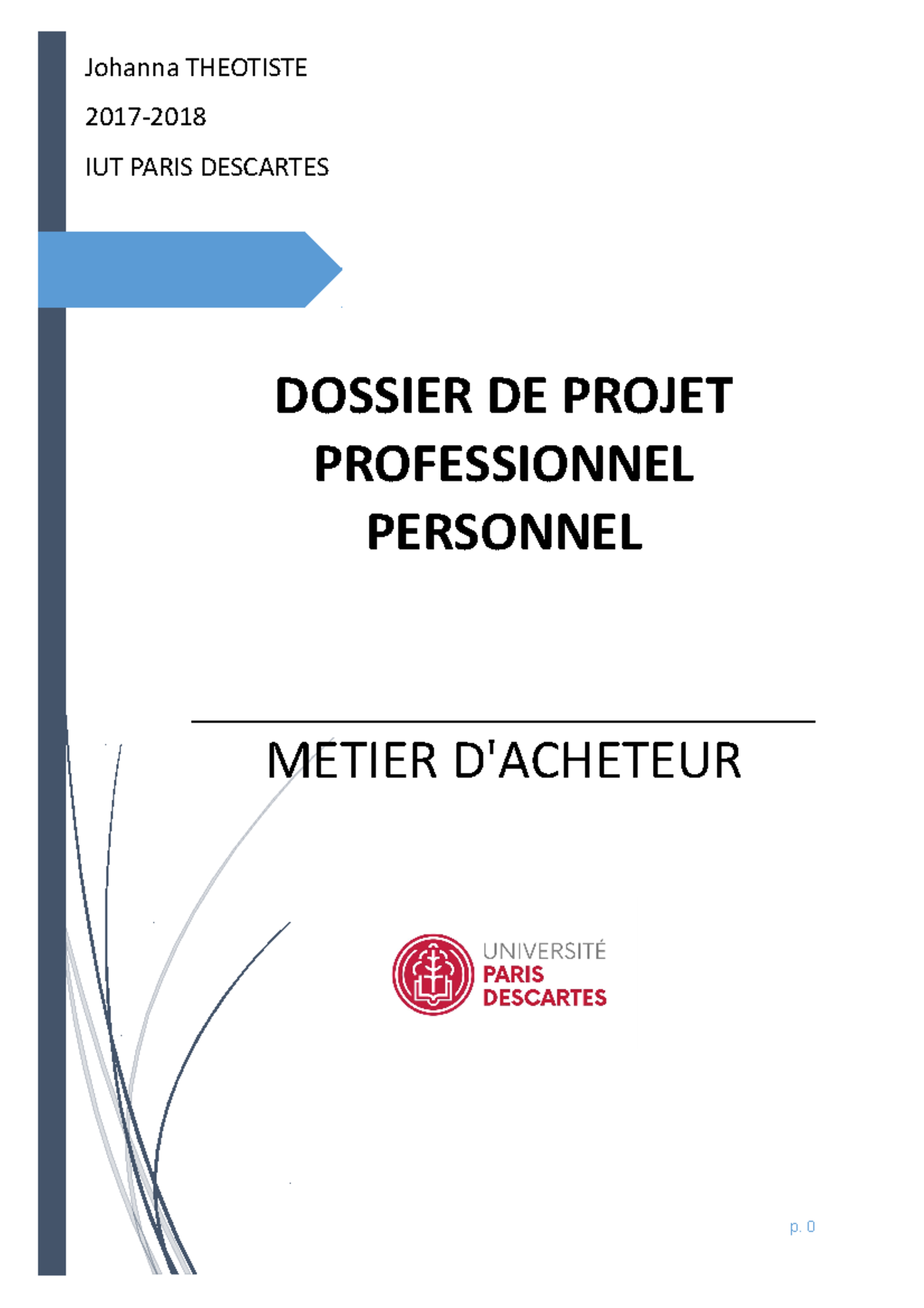 Exemple De Projet Professionnel Personnel Pdf Le