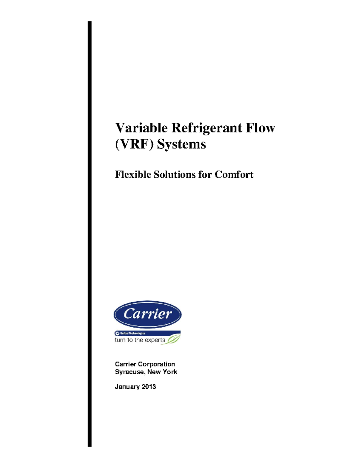 Variable Refrigerant Flow (VRF) Systems: Design & Benefits Overview ...