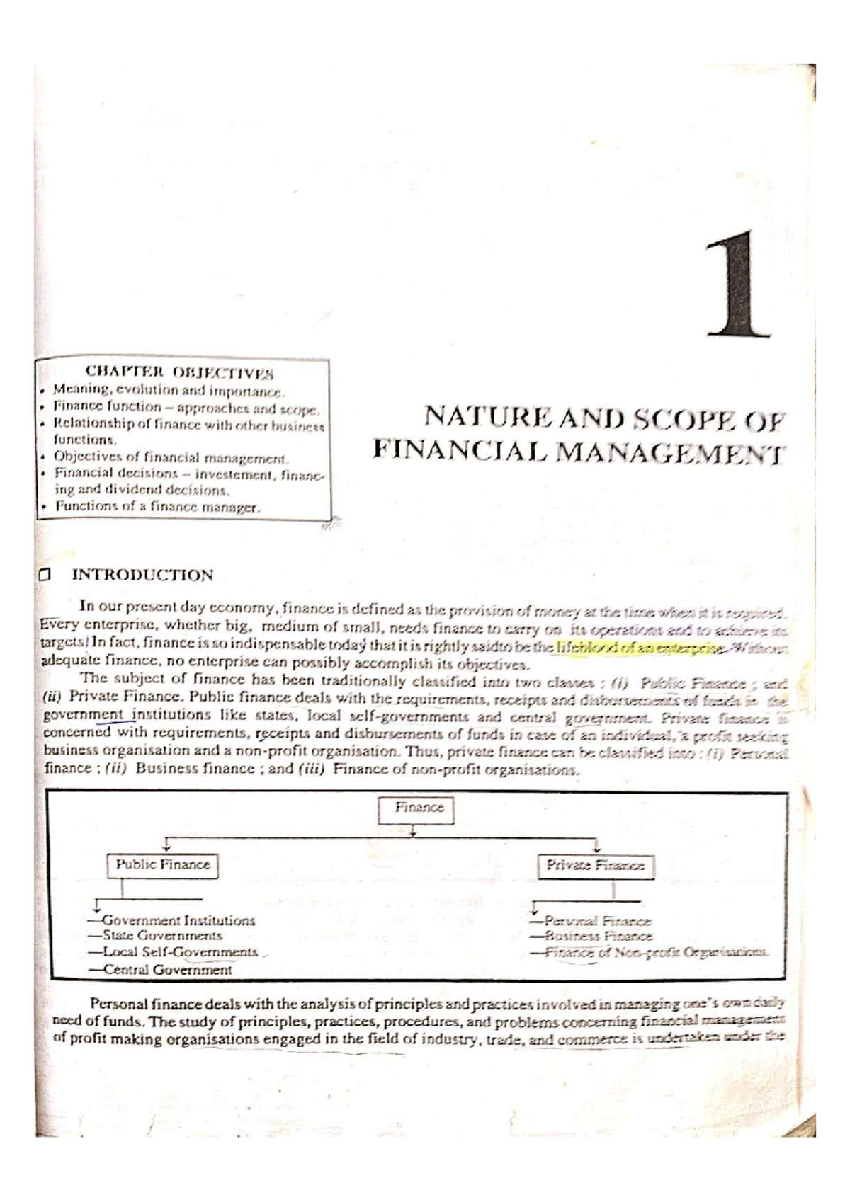 1 FINANCIAL MANAGEMENT: NATURE, SCOPE, AND OBJECTIVES - Studocu