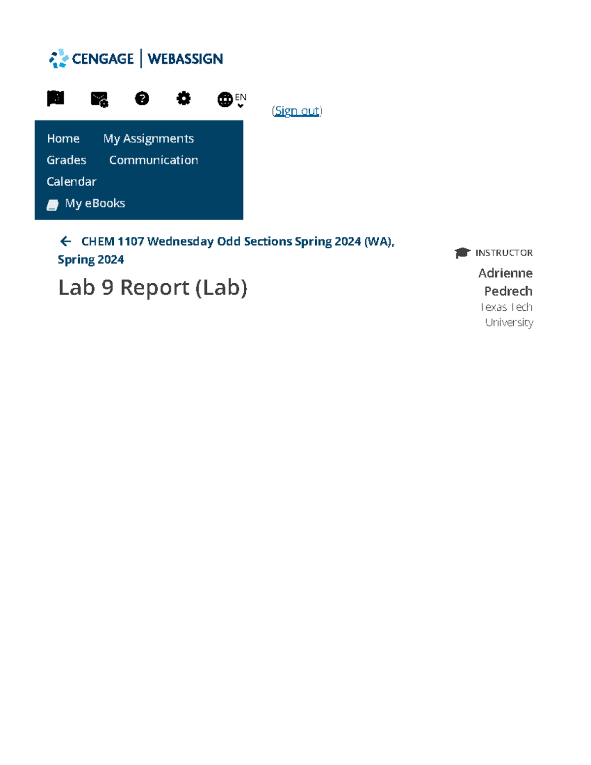 CHEM 1107 Lab 9 Report: Heat of Neutralization & Hess's Law - Studocu