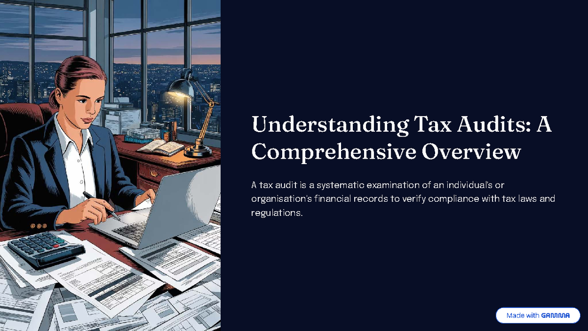 Understanding Tax Audits: A Comprehensive Overview - Studocu