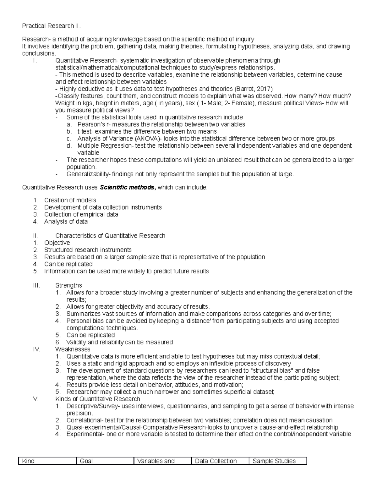 PRACTICAL RESEARCH 2 HANDOUTS - Practical Research II. Research- a ...